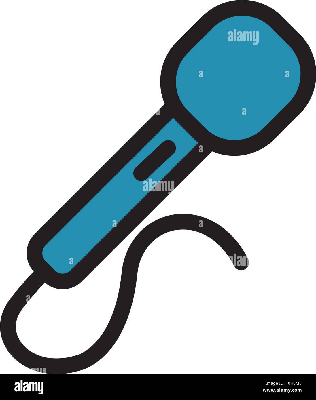 Microphone vector design template Stock Vector Images - Alamy