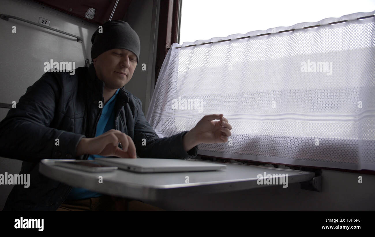 Man starts on journey hi-res stock photography and images - Alamy