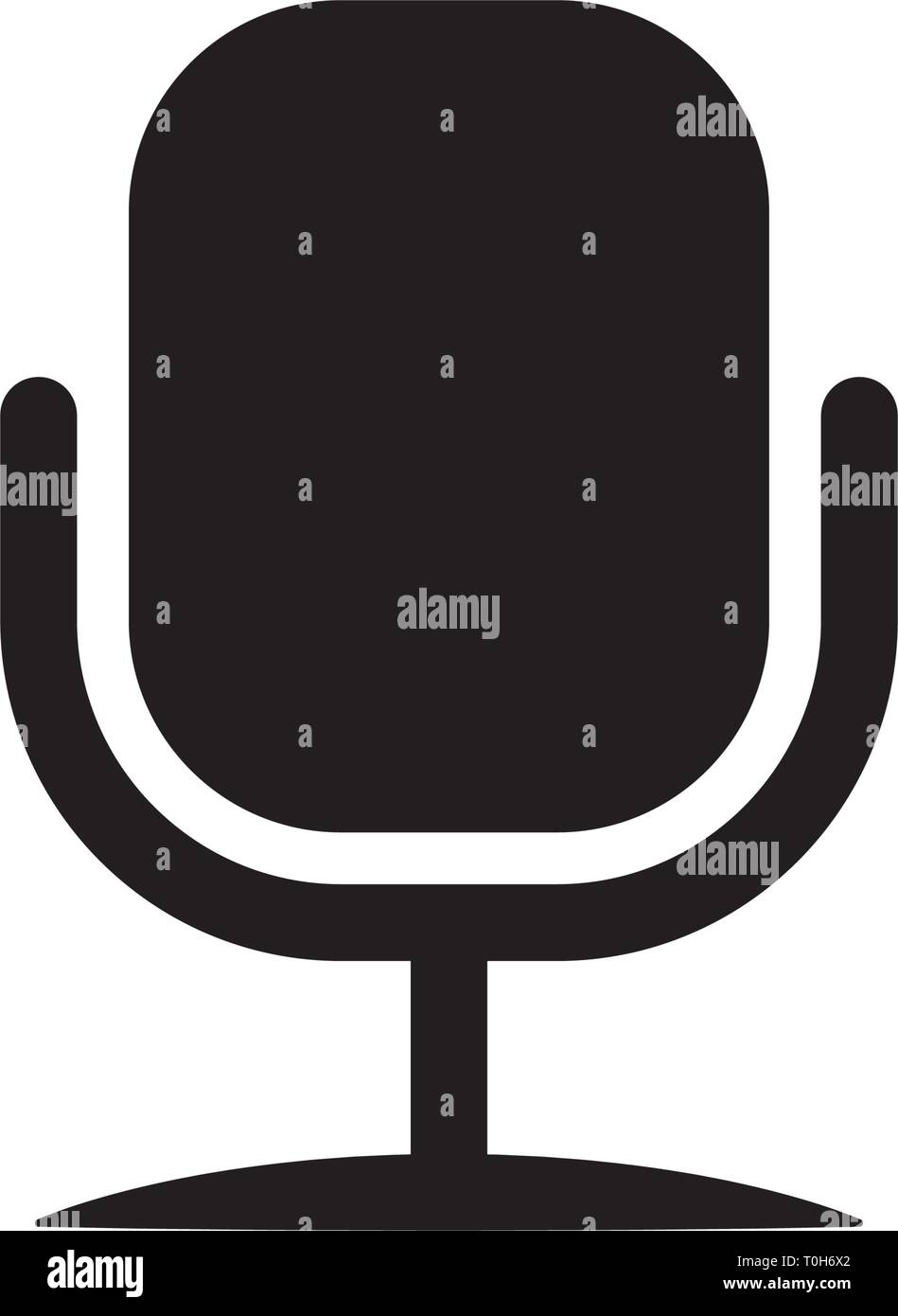 Microphone with letter Stock Vector Images - Alamy