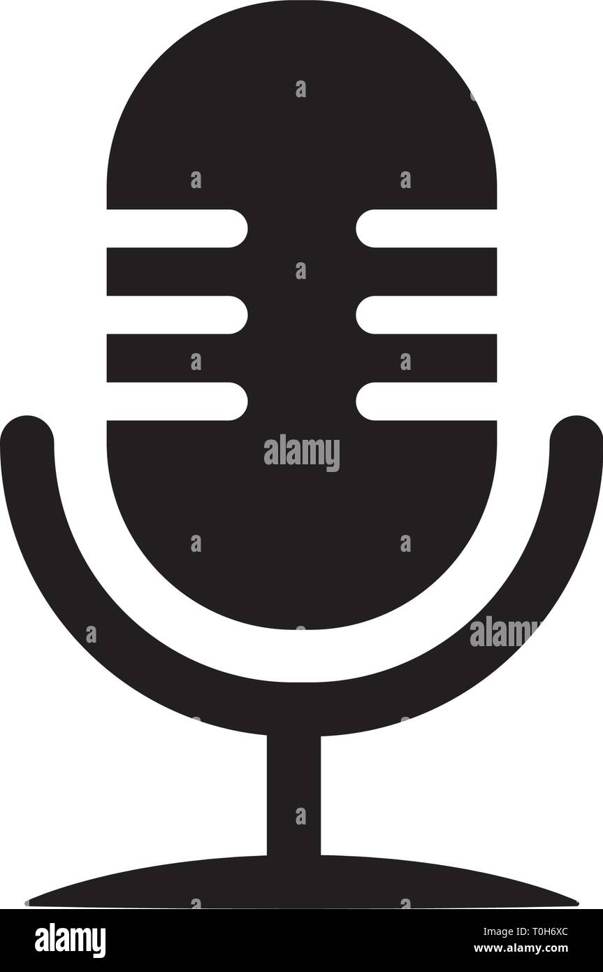 Microphone with letter Stock Vector Images - Alamy