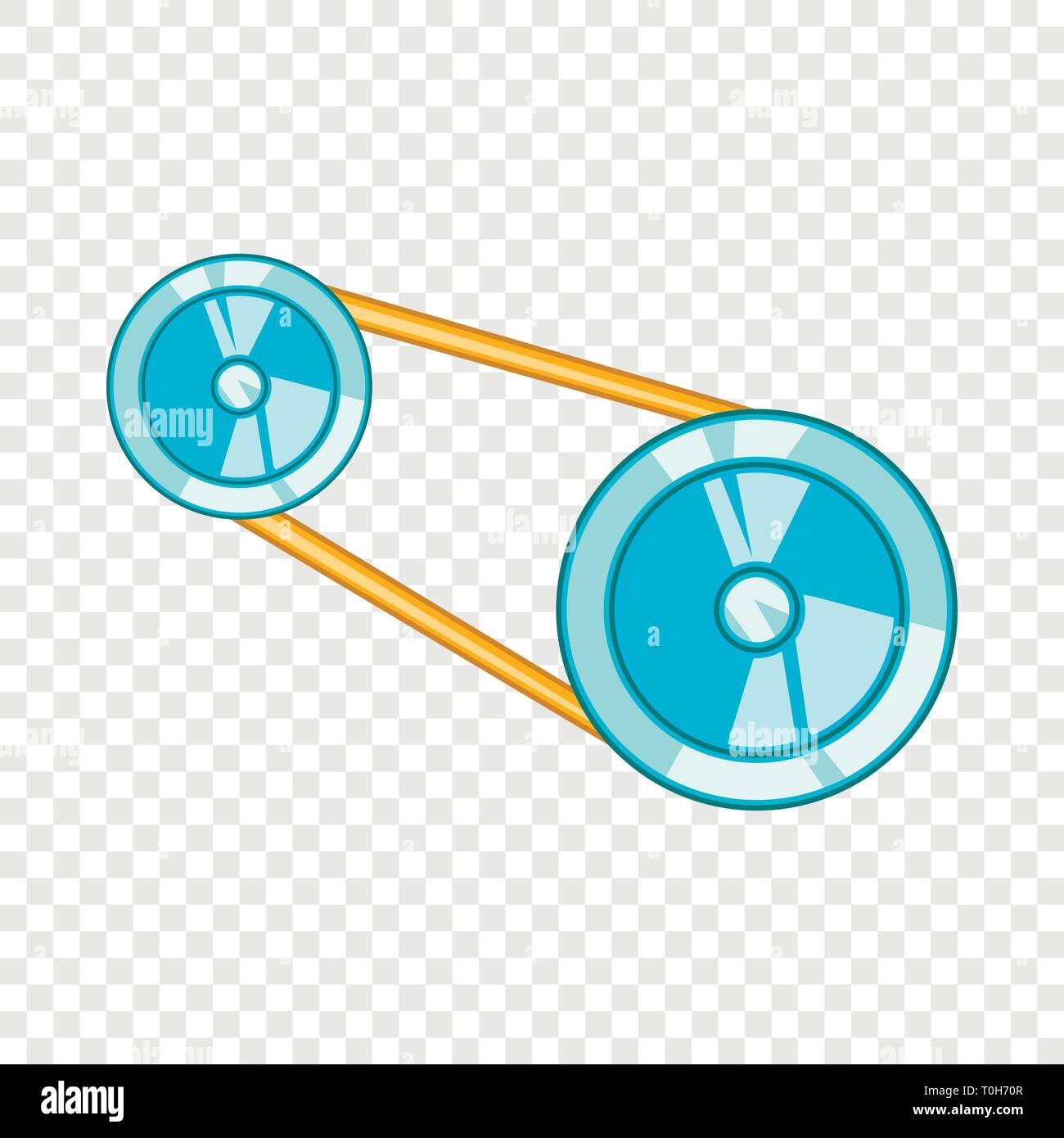 Timing belt icon in cartoon style Stock Vector Image & Art - Alamy