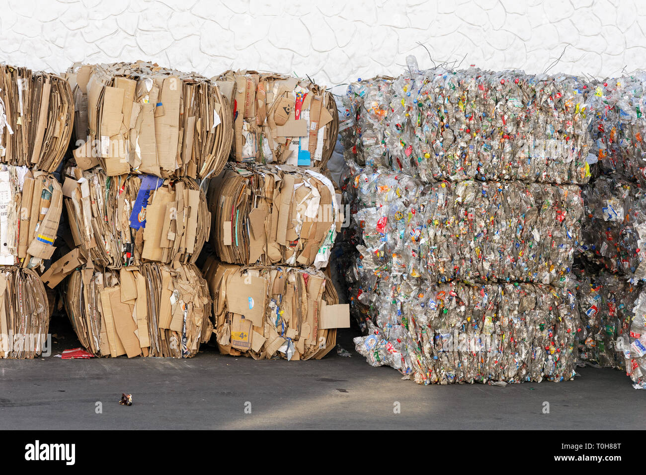 Compacted cardboard recycling hi-res stock photography and images - Alamy
