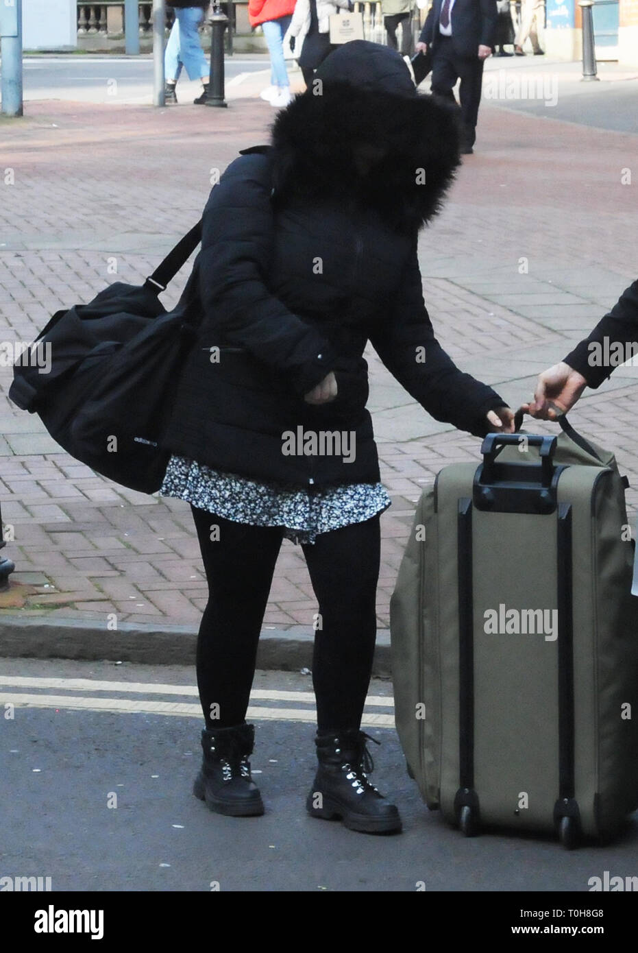 Alice Cutter arriving at Birmingham Crown Court Stock Photo - Alamy