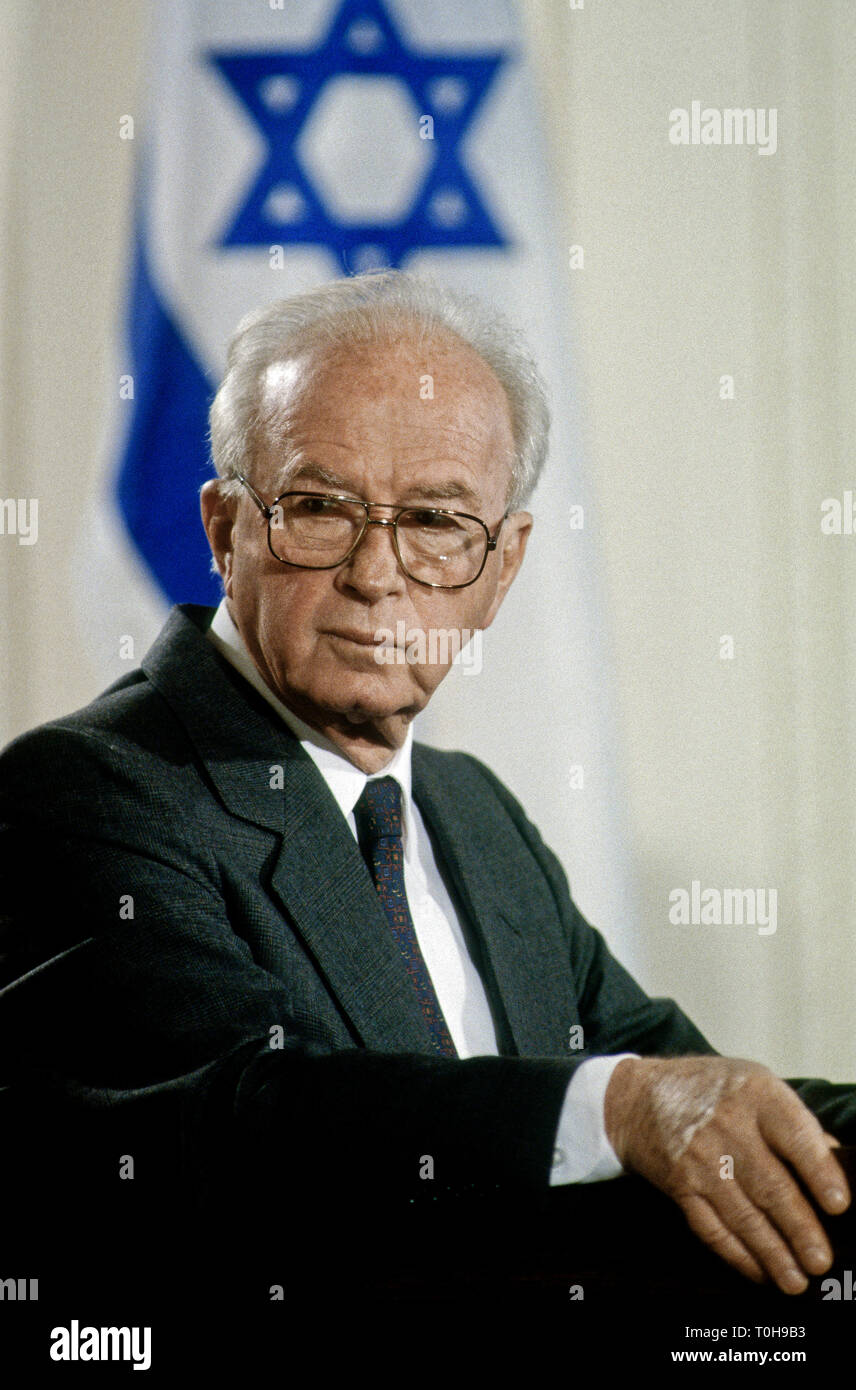 Washington, DC., USA 16th May, 1994 Israeli Prime Minister Yitzhak ...