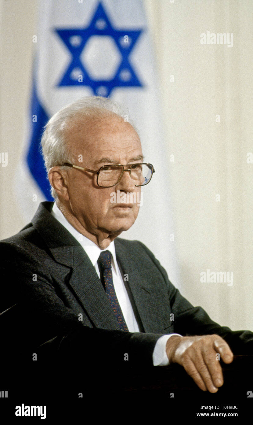 Washington, DC., USA 16th May, 1994 Israeli Prime Minister Yitzhak ...