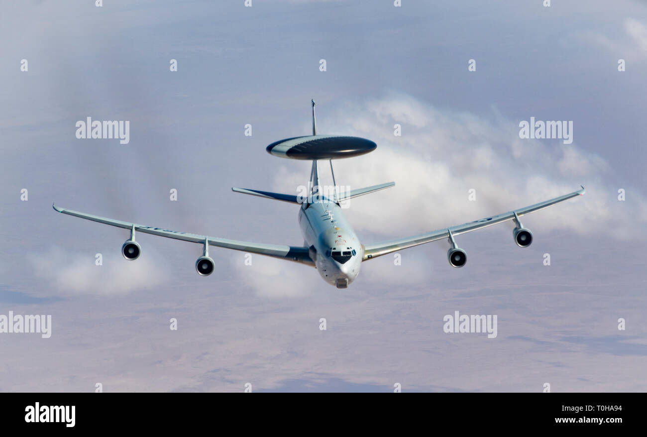 Awacs e 3 aircraft flying in hi-res stock photography and images - Alamy