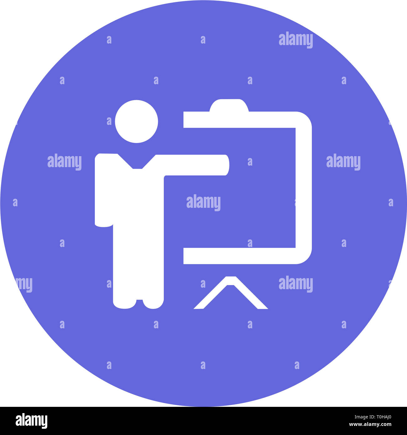Training Icon circular button for Android and ios mobile application ...