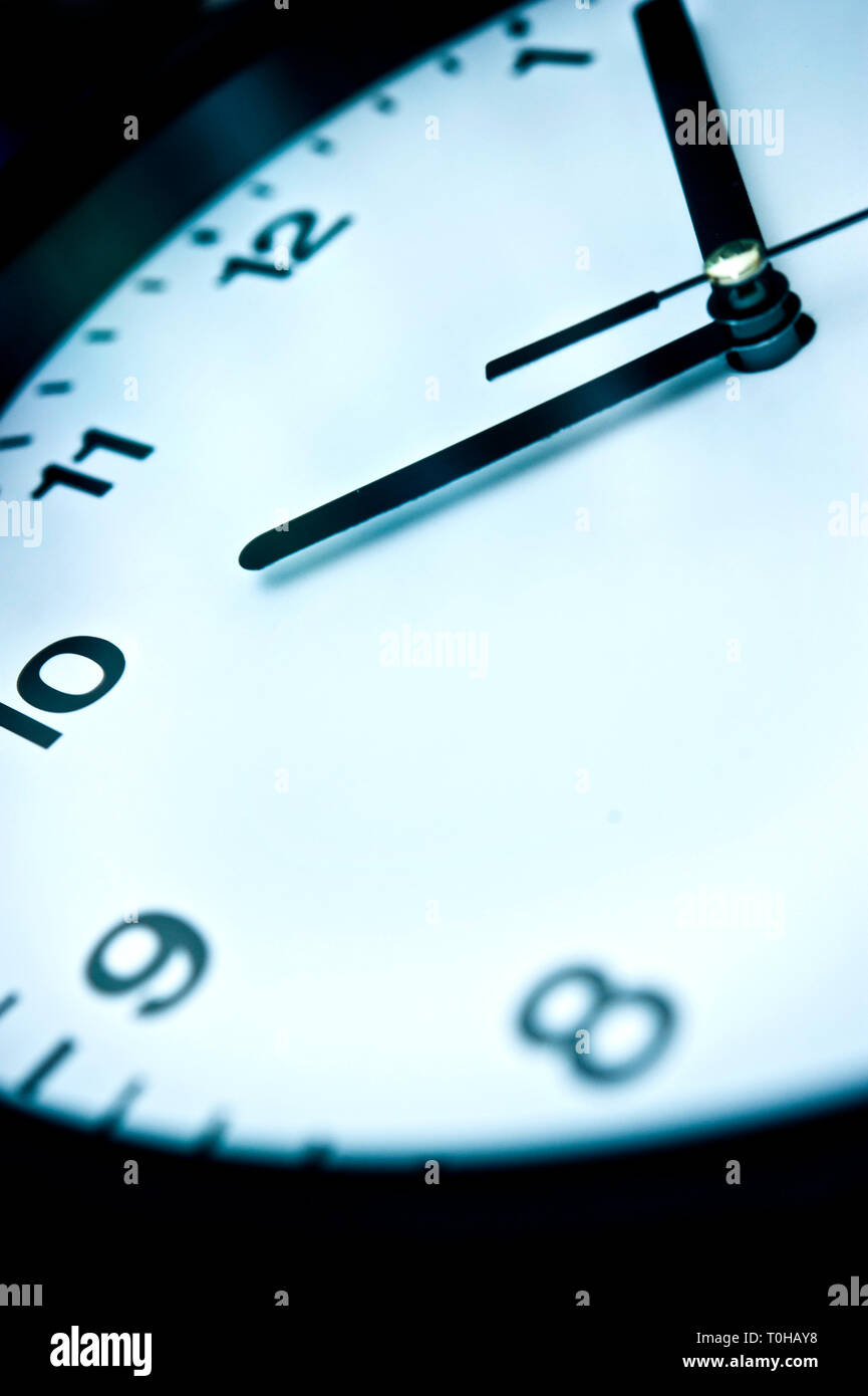 wall clock detail Stock Photo - Alamy