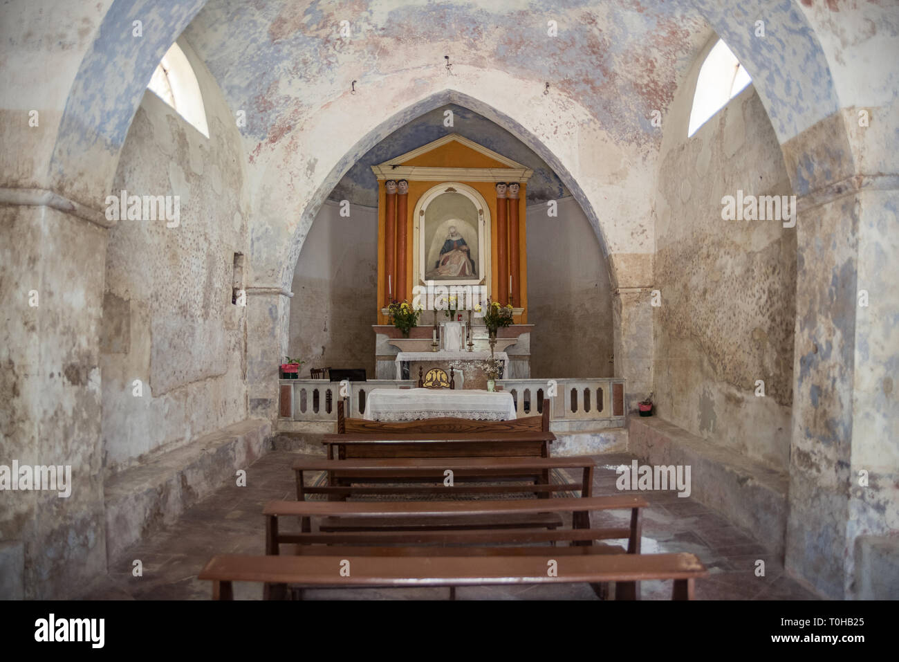 Small chapel interior hi-res stock photography and images - Alamy