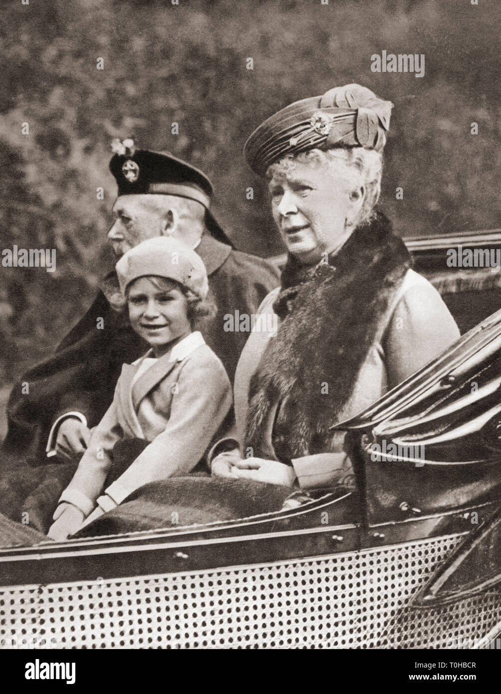 Vintage photo of queen elizabeth hi-res stock photography and images ...