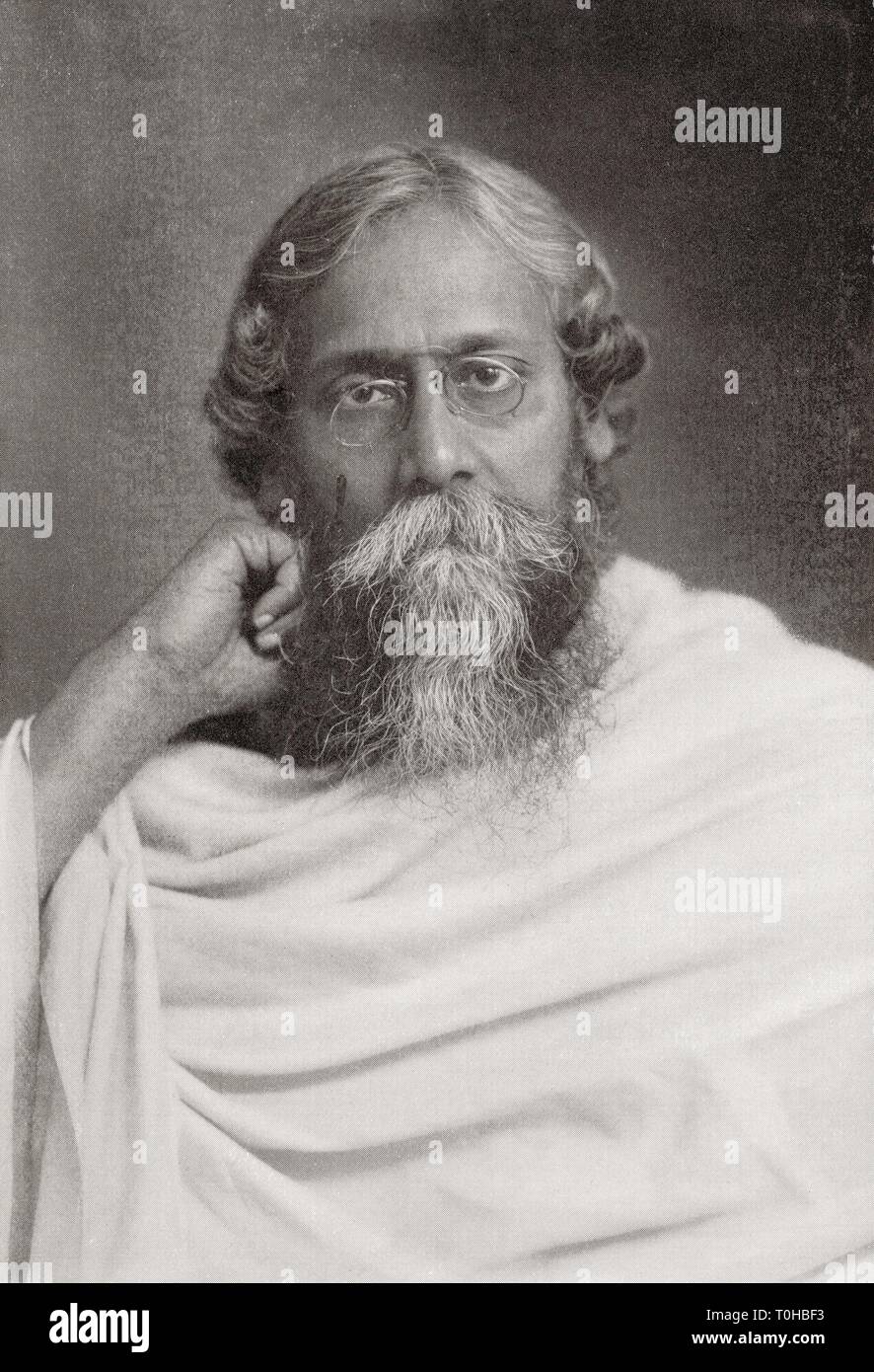 Rabindranath tagore hi-res stock photography and images - Alamy