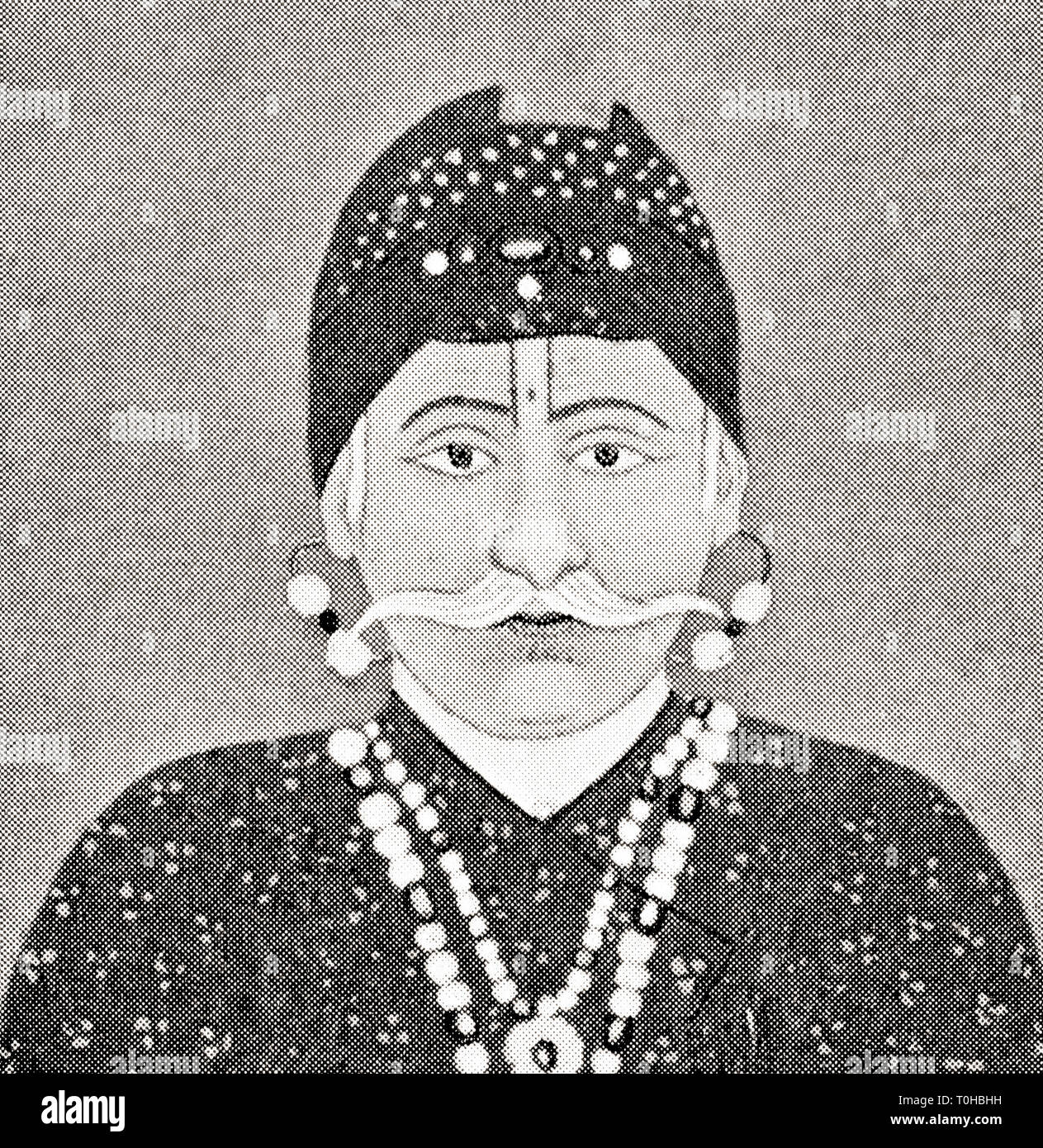 vintage photo of Abu l Fath Jalal ud din Muhammad Stock Photo - Alamy