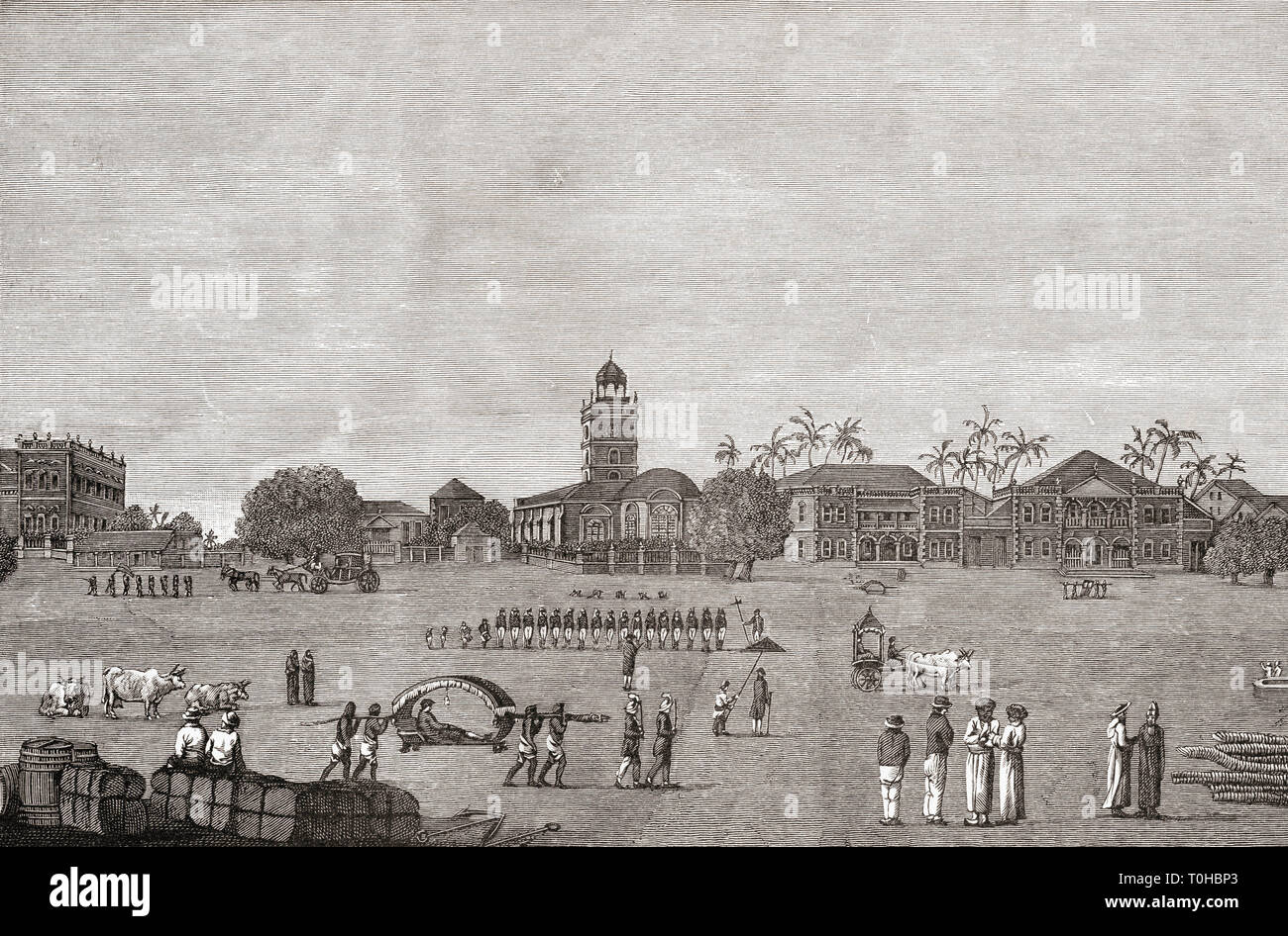 Vintage paintings of mumbai hi-res stock photography and images - Alamy