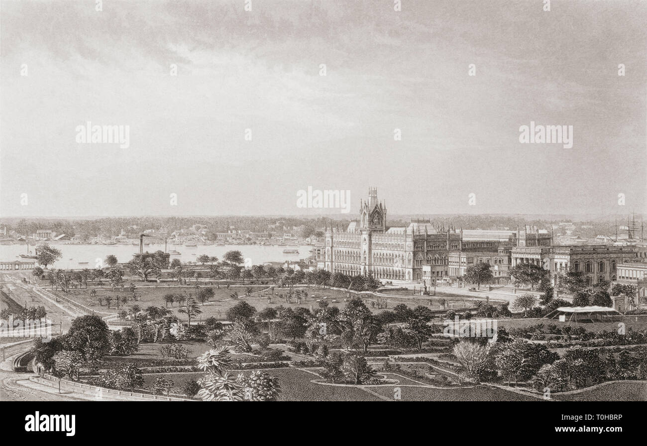 Calcutta india 19th century hi-res stock photography and images - Alamy