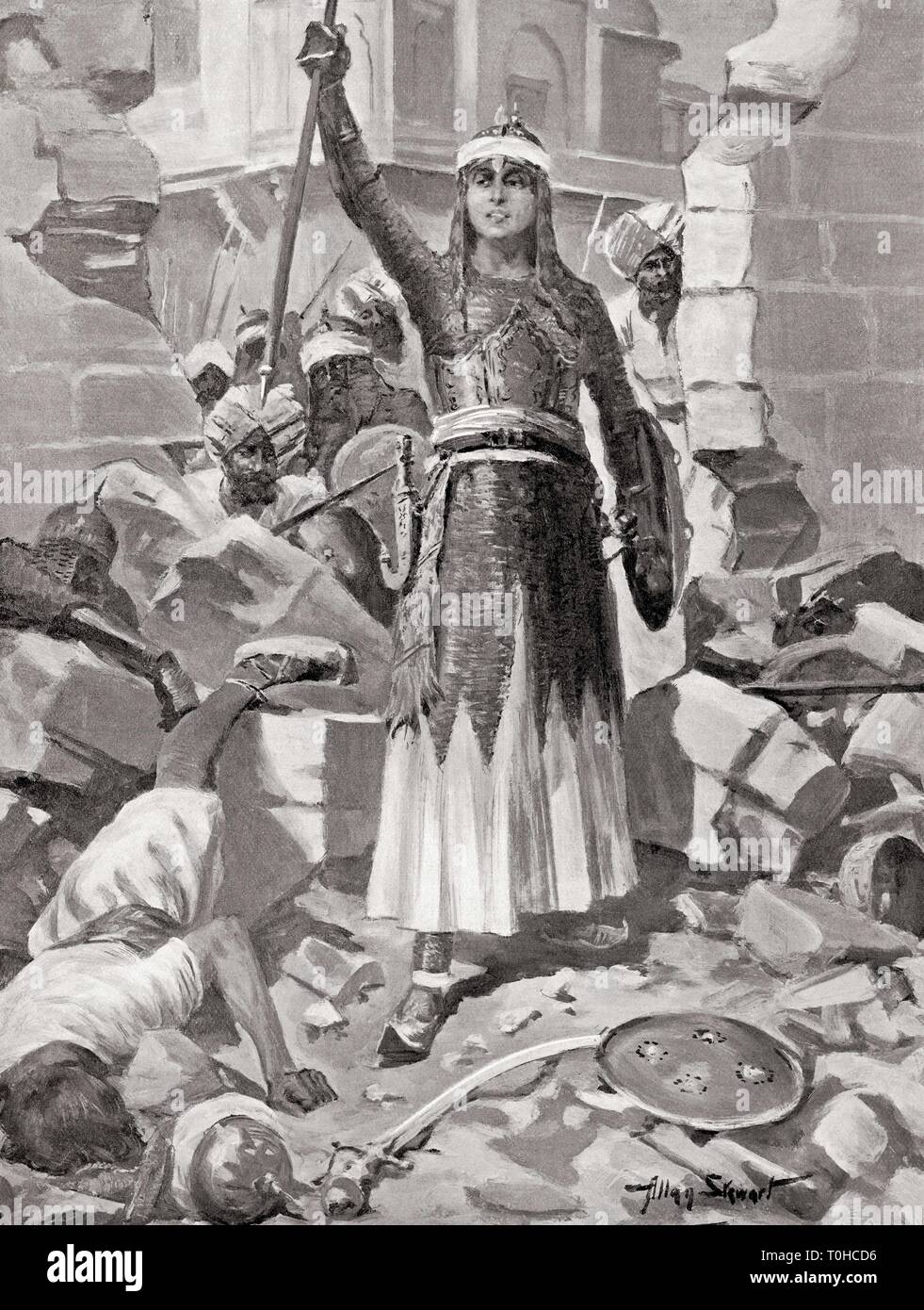 Princess Chand Bibi successfully defends Ahmednagar fort against Mughal ...
