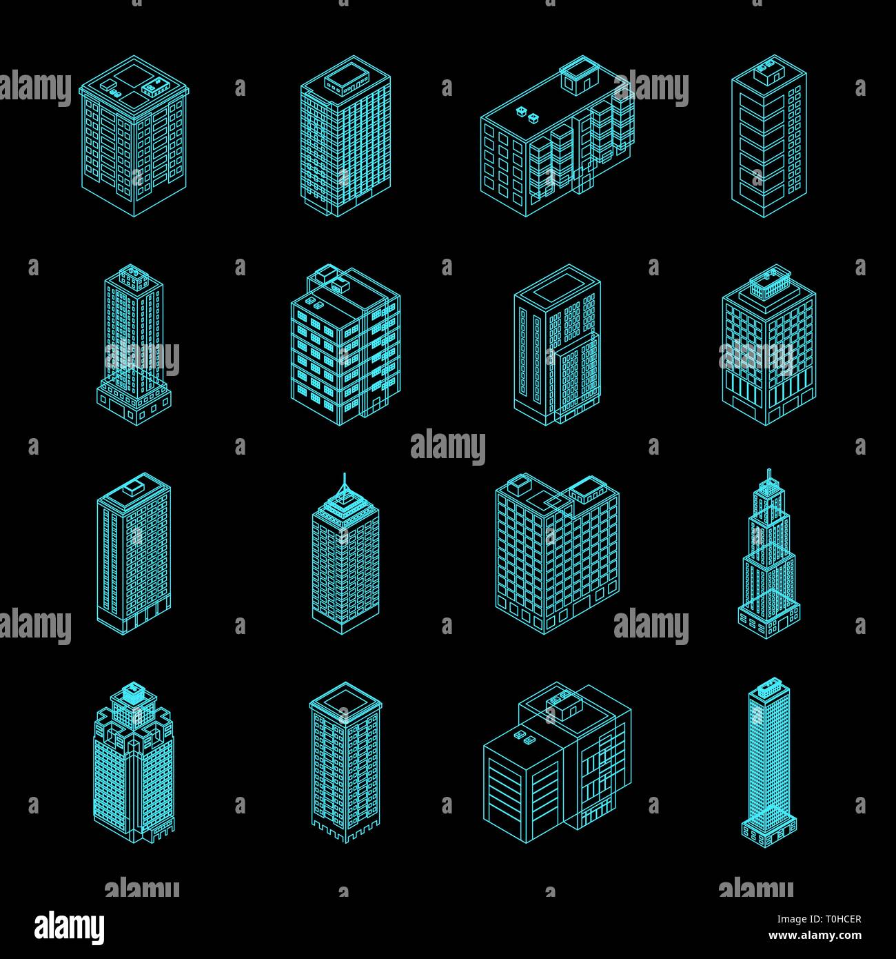 Skyscraper signs Stock Vector Images - Alamy
