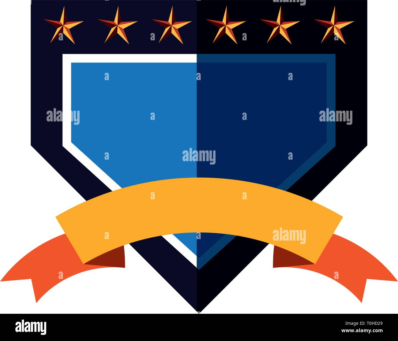 emblem badge empty template on white background vector illustration ...