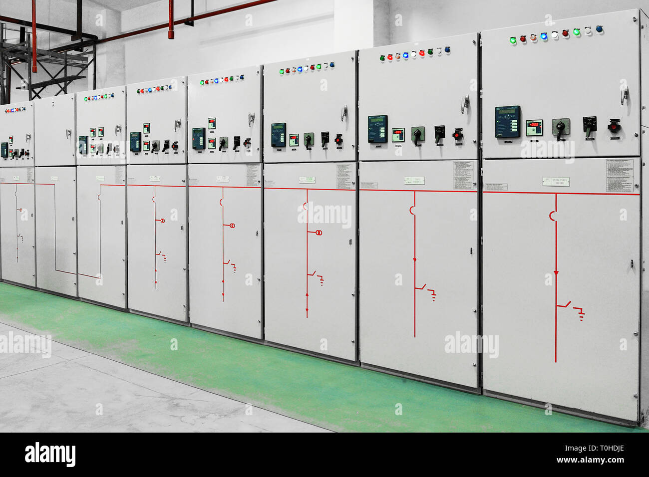 Switchboard panels electric substation hi-res stock photography and ...