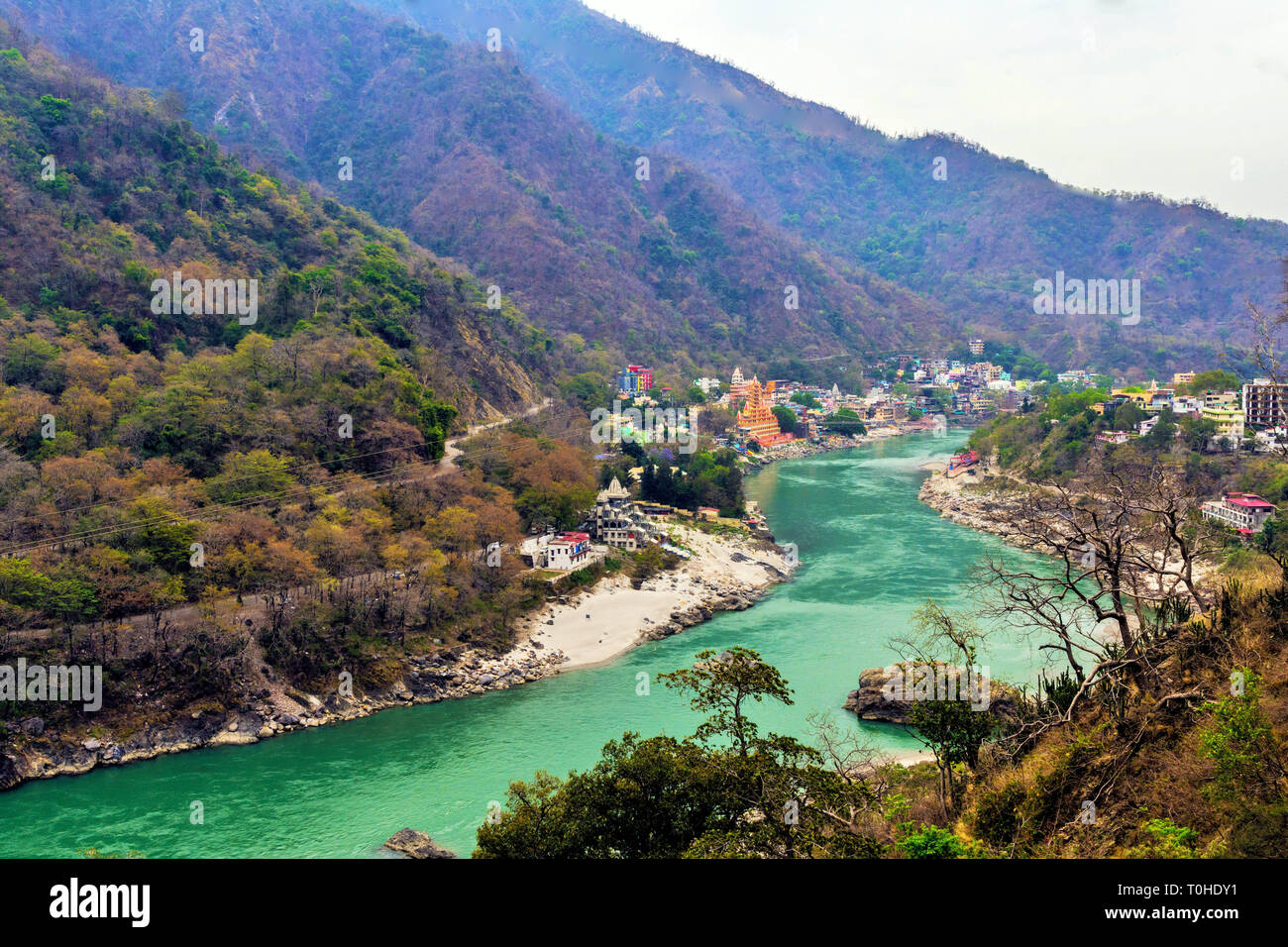 Ganga River, Rishikesh, Uttarakhand, India, Asia Stock Photo - Alamy