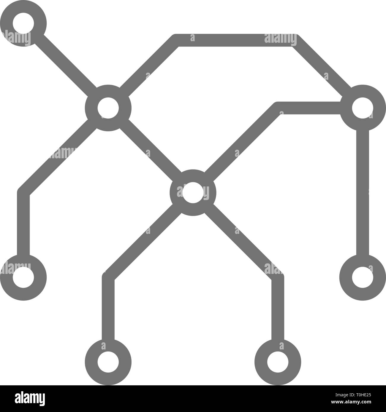 Railroad stations map railway hi-res stock photography and images - Alamy