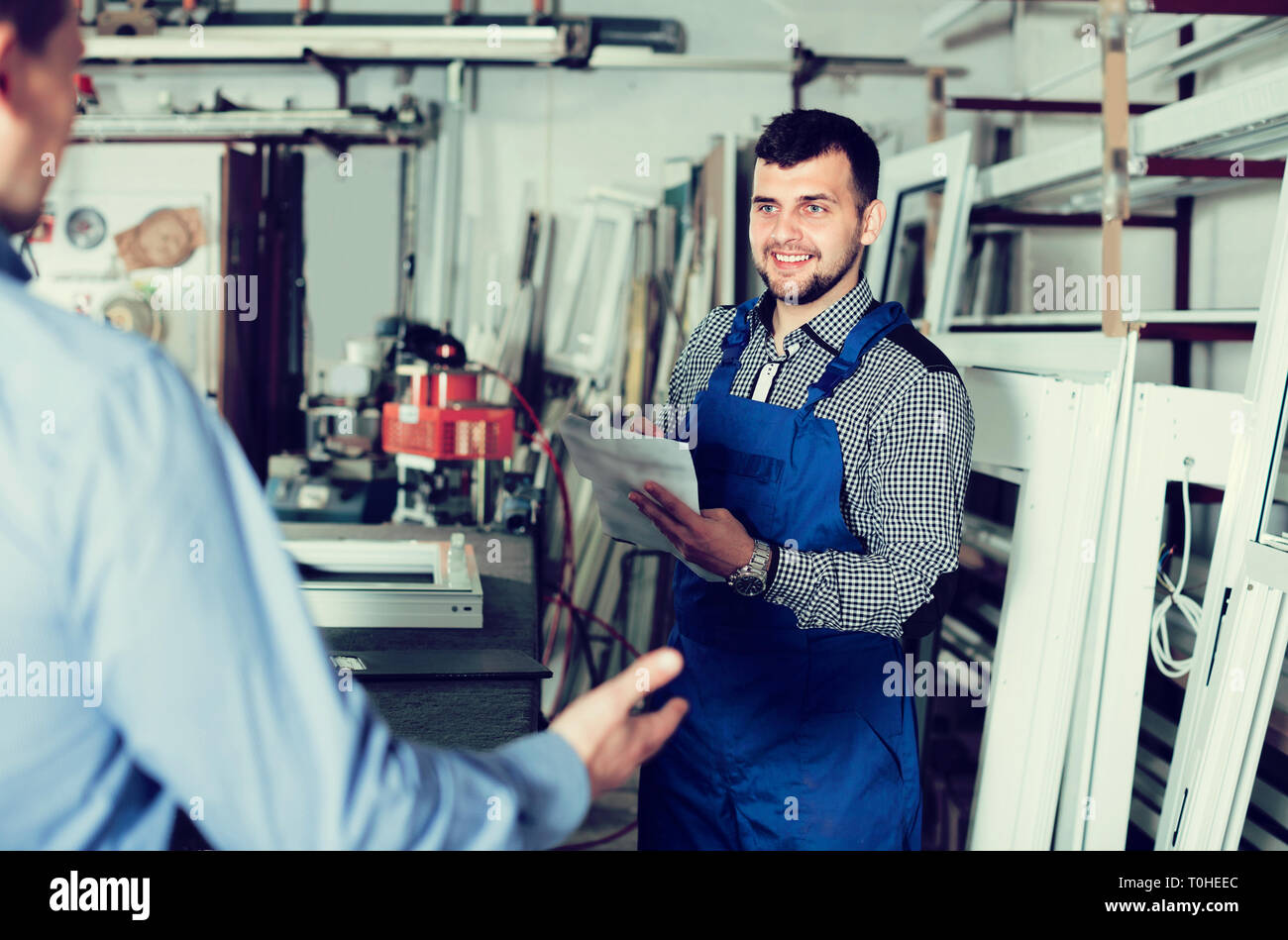 Inside factory male mechanical engineer hi-res stock photography and ...