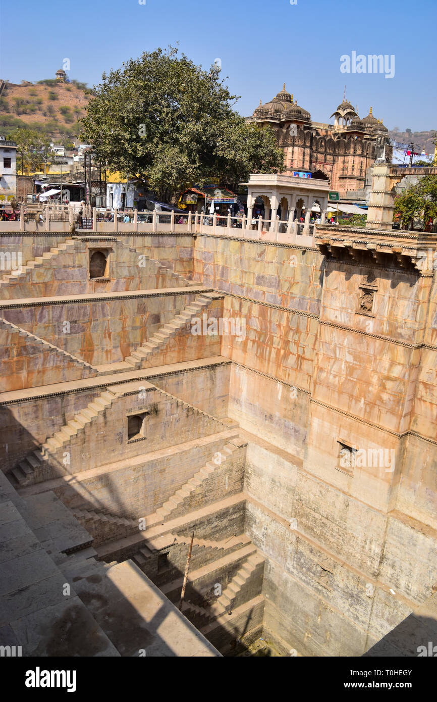 Baori, Stepwell, Bundi, Rajasthan, India Stock Photo - Alamy