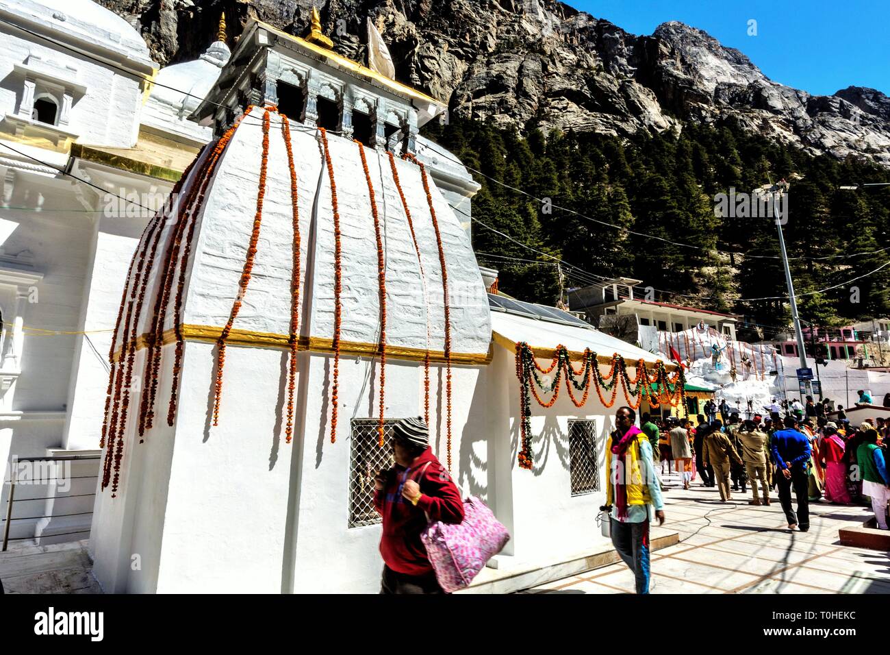 Ganga Temple, Gangotri, Uttarakhand, India, Asia Stock Photo - Alamy