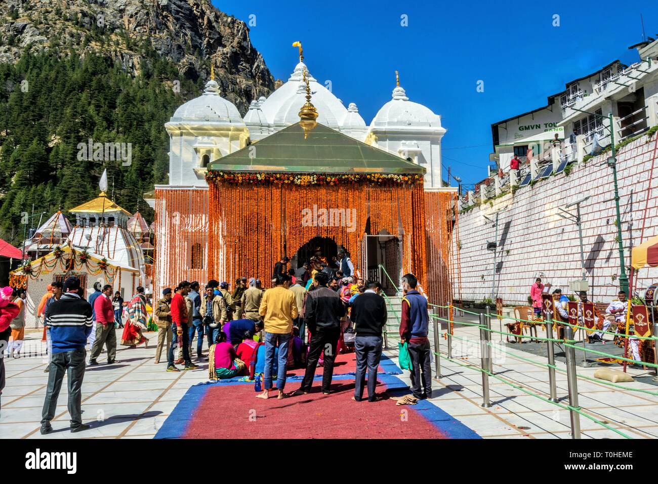 Ganga Temple, Gangotri, Uttarakhand, India, Asia Stock Photo - Alamy