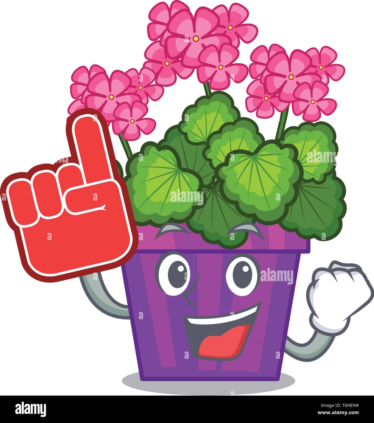 Red geraniums geranium Stock Vector Images - Alamy