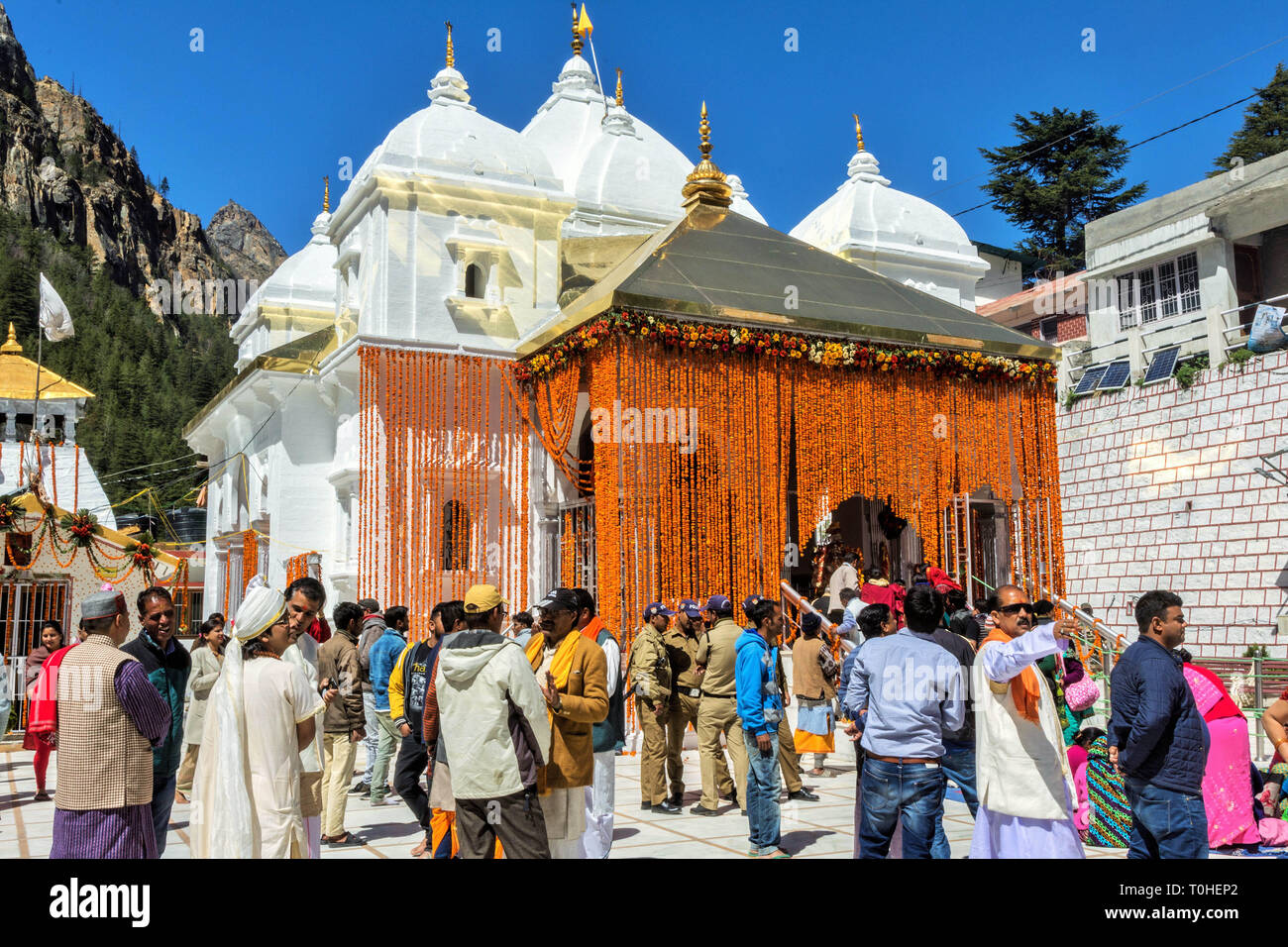 Ganga Temple, Gangotri, Uttarakhand, India, Asia Stock Photo - Alamy