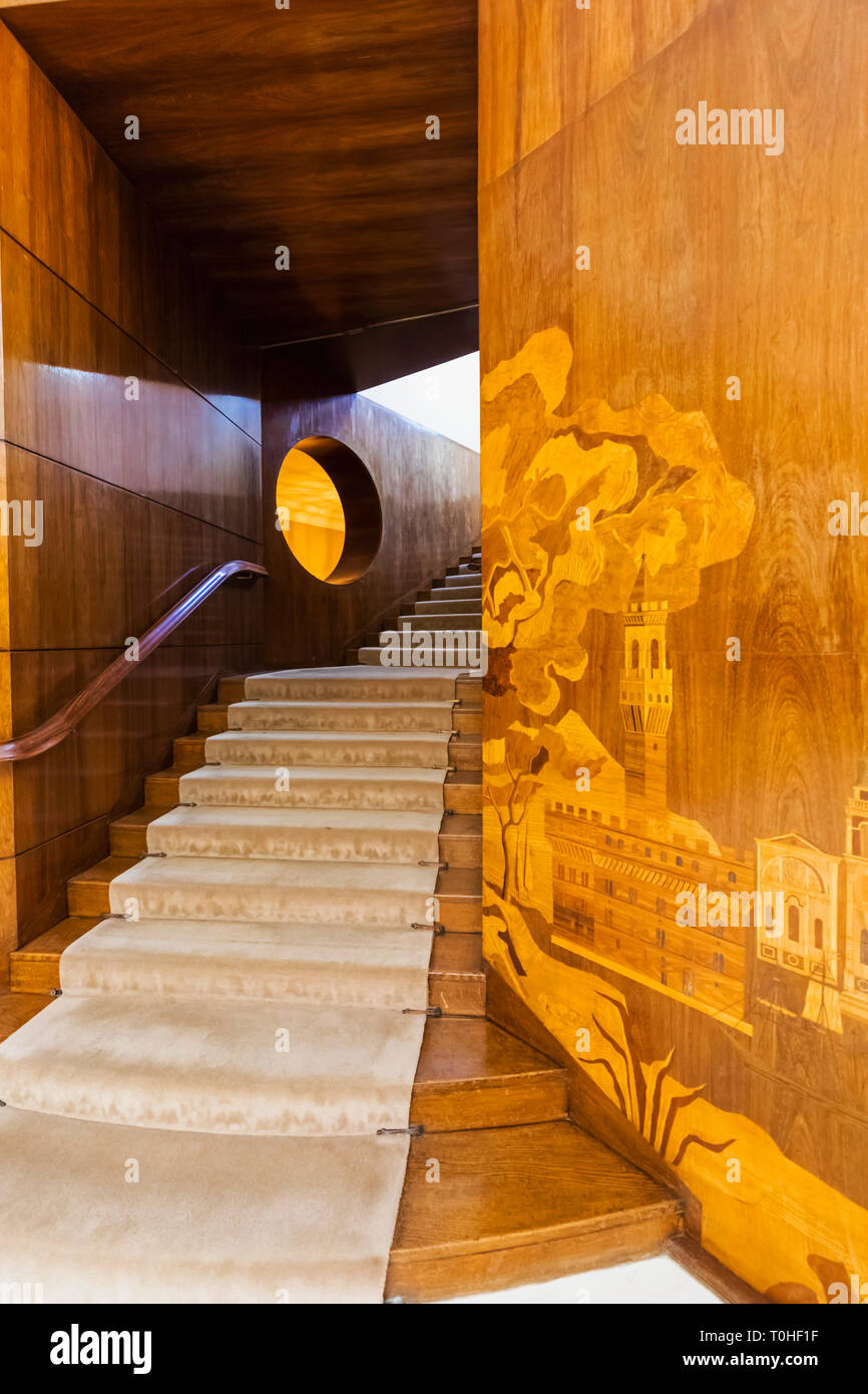 England, London, Greenwich, Eltham Palace, The Art Deco Former Home of ...