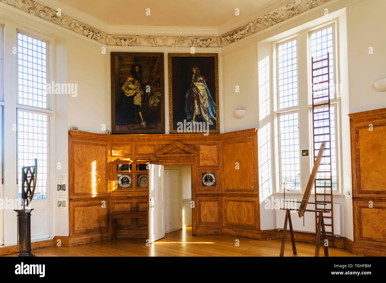 England, London, Greenwich, Royal Observatory, Flamsteed House, The ...