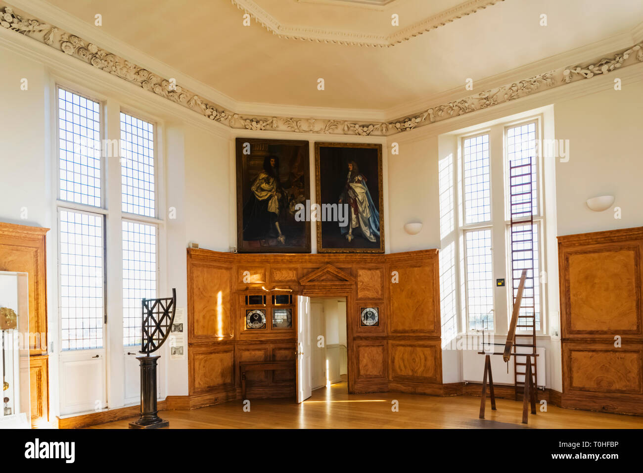 England, London, Greenwich, Royal Observatory, Flamsteed House, The ...