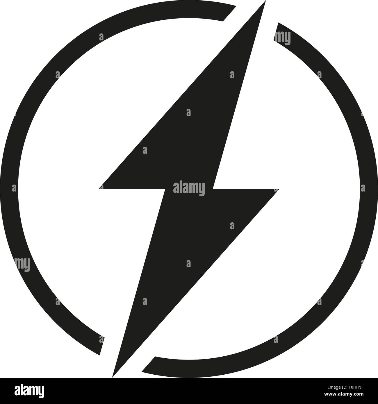 Lightning silhouette hi-res stock photography and images - Alamy