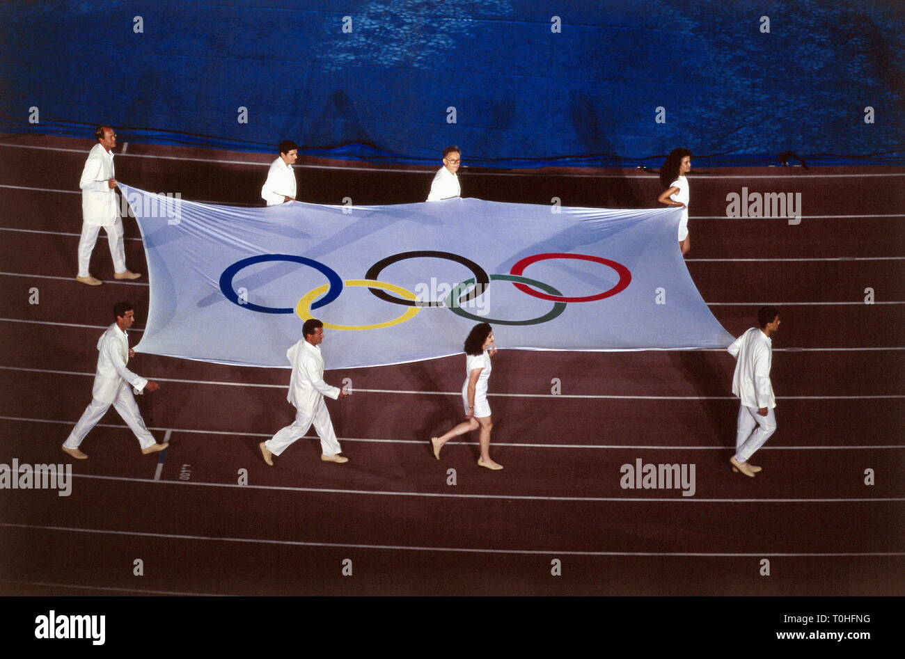 Barcelona 1992 olympics ceremony hi-res stock photography and images ...