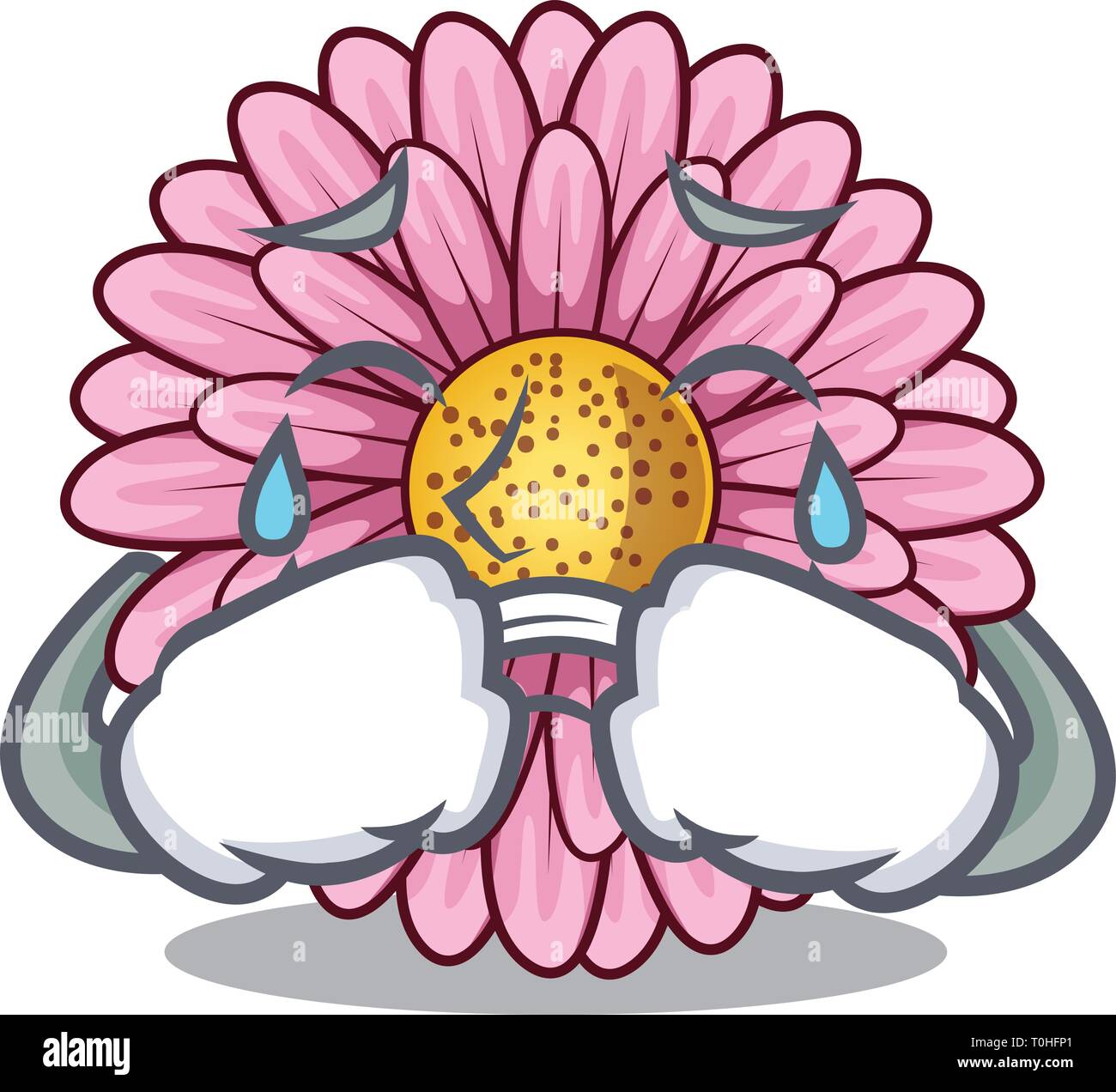 Woman crying tears funny Stock Vector Images - Alamy
