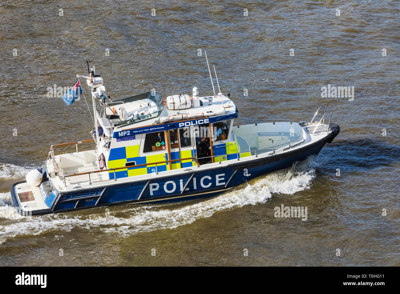 River thames police patrol boats hi-res stock photography and images ...