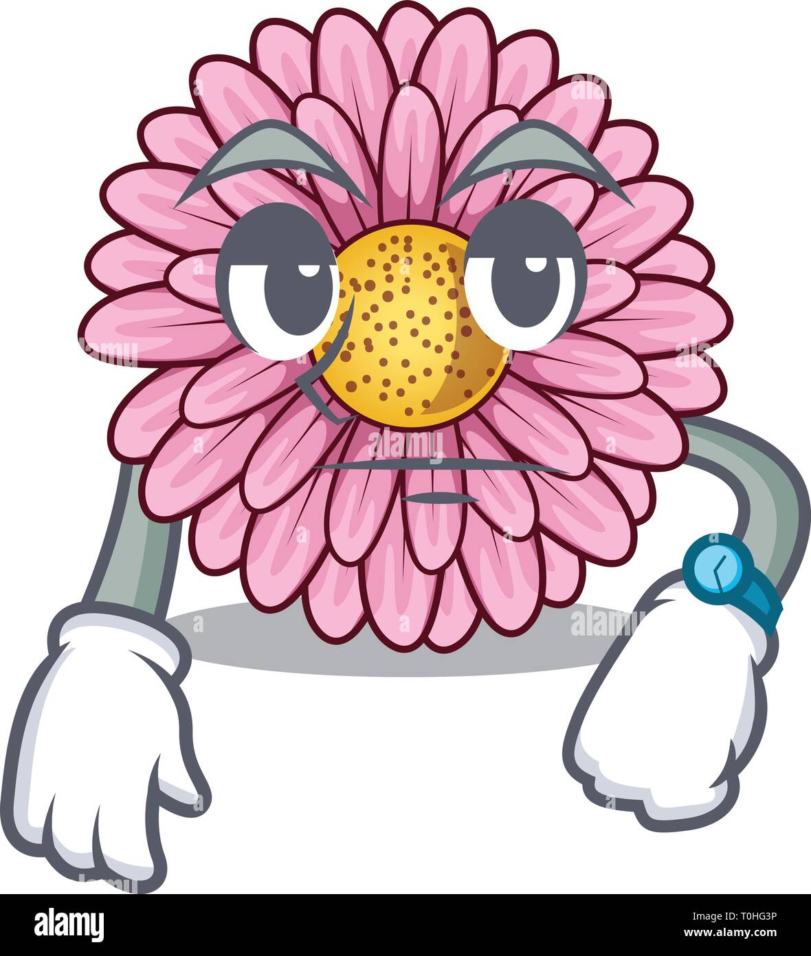 Waiting gerbera flowers in the cartoon shape Stock Vector Image & Art ...