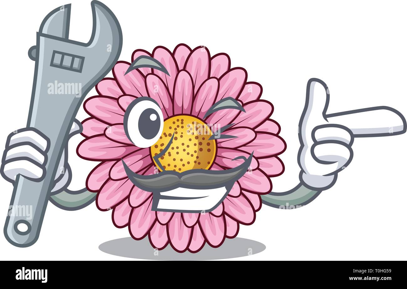 Daisy flower in detail Stock Vector Images - Alamy