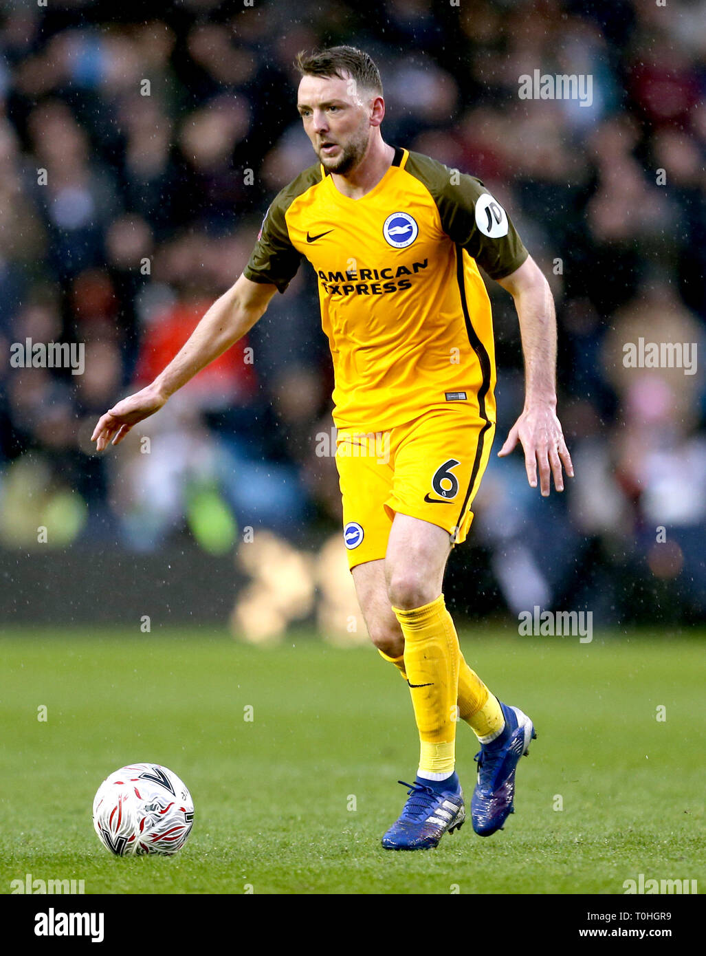 Brighton & Hove Albion's Dale Stephens in action during the FA Cup ...