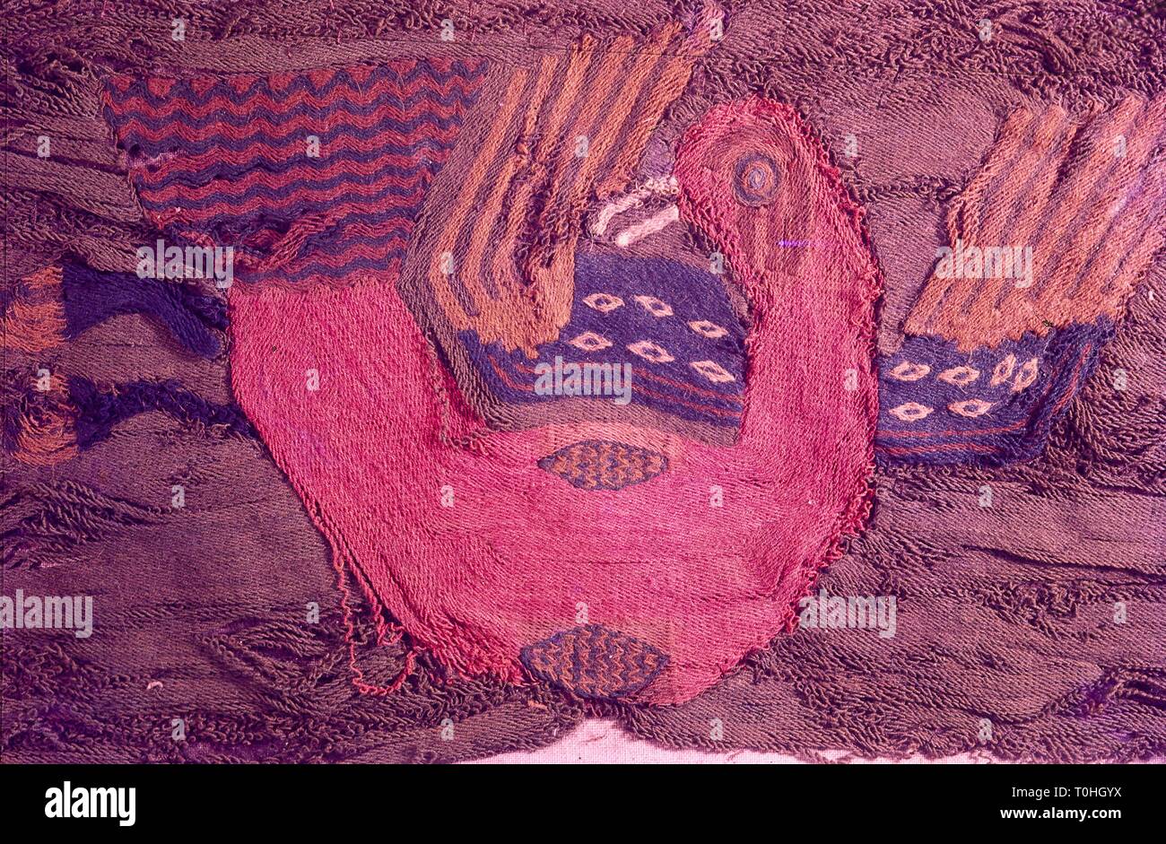 Textiles, Paracas Culture, Peru, 2015. Creator: Luis Rosendo Stock ...