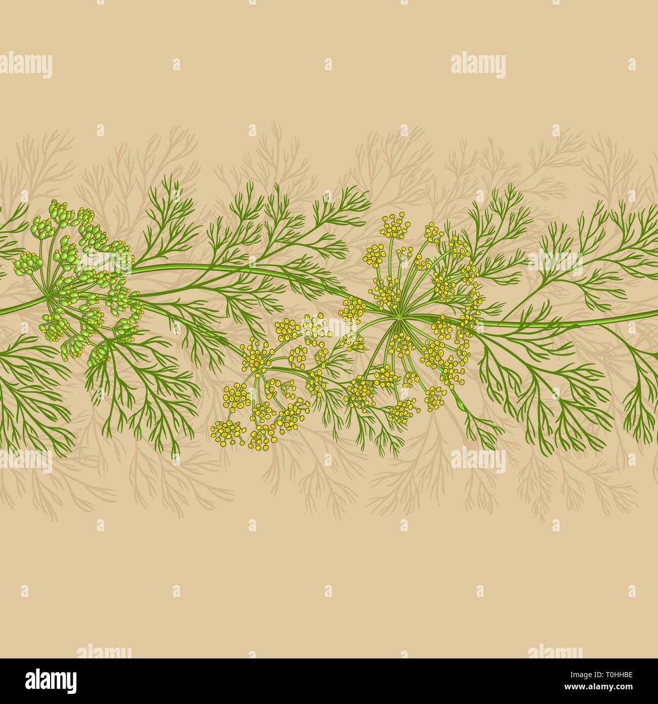 Dill background Stock Vector Images - Alamy