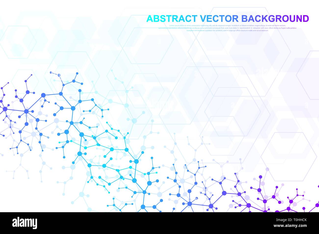 Scientific molecule background for medicine, science, technology ...