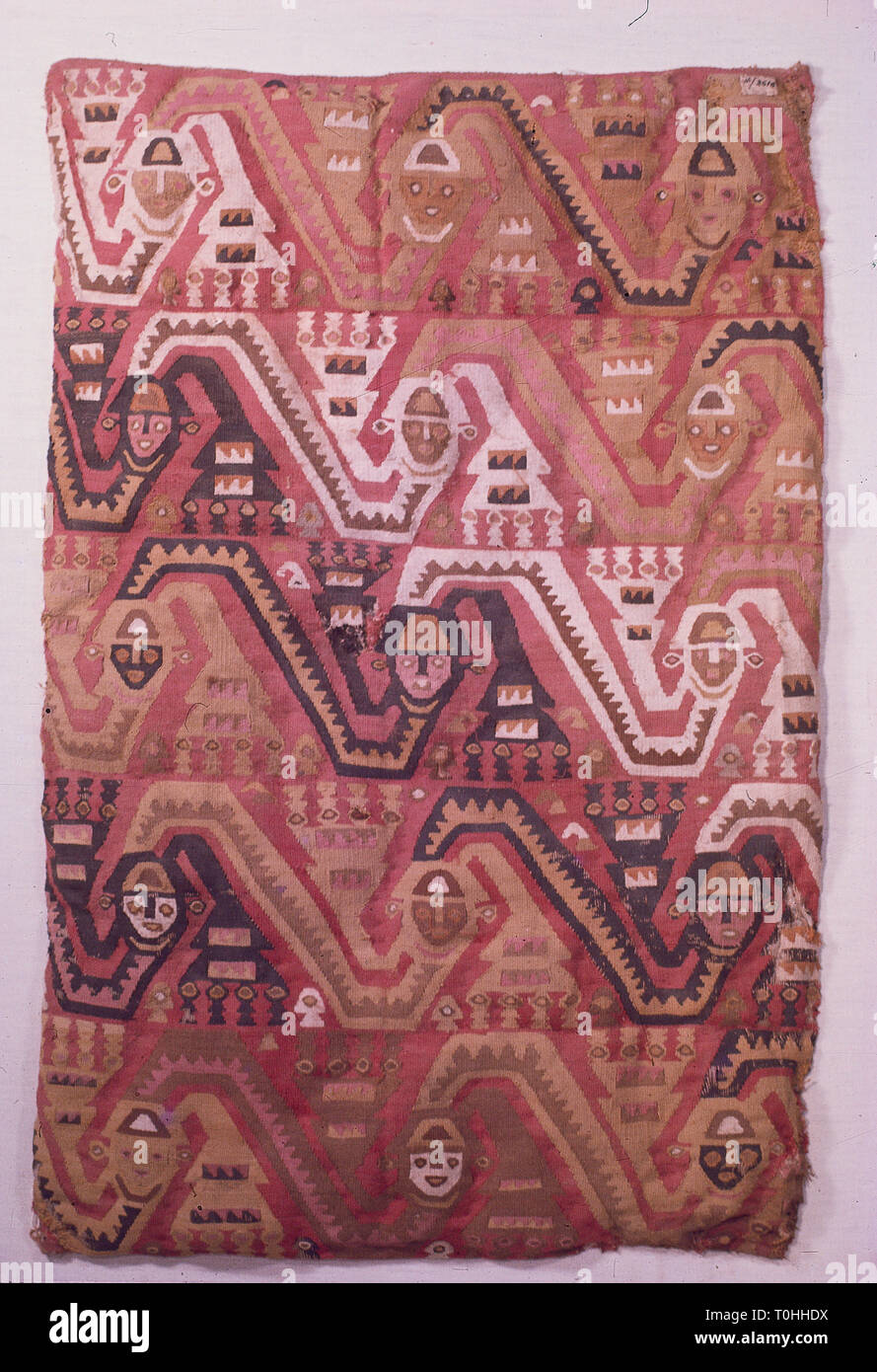 Textiles, Paracas Culture, Peru, 2015. Creator: Luis Rosendo Stock ...