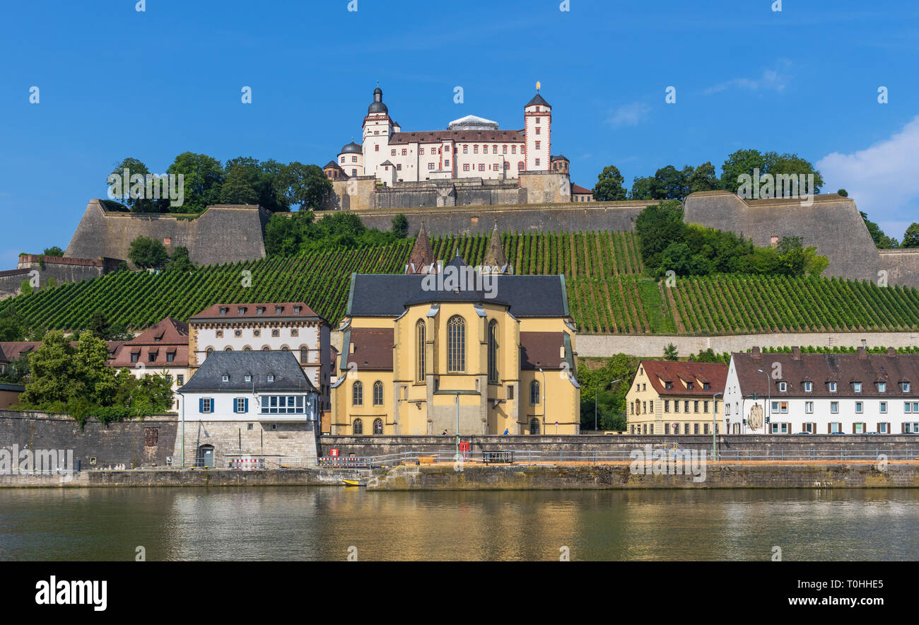 Wurzburg, Germany - located on the Main river and popular tourist ...