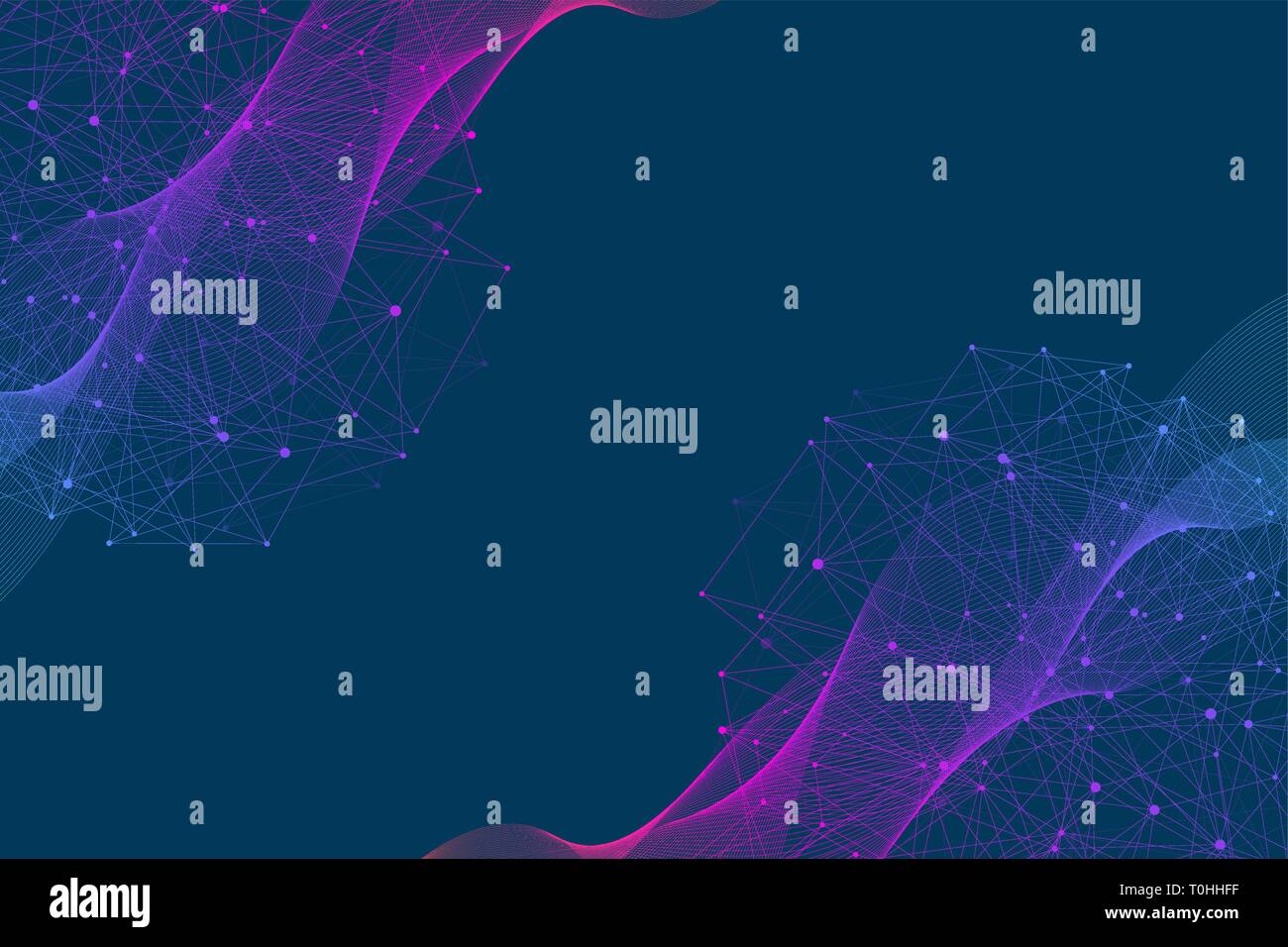 Scientific molecule background for medicine, science, technology ...