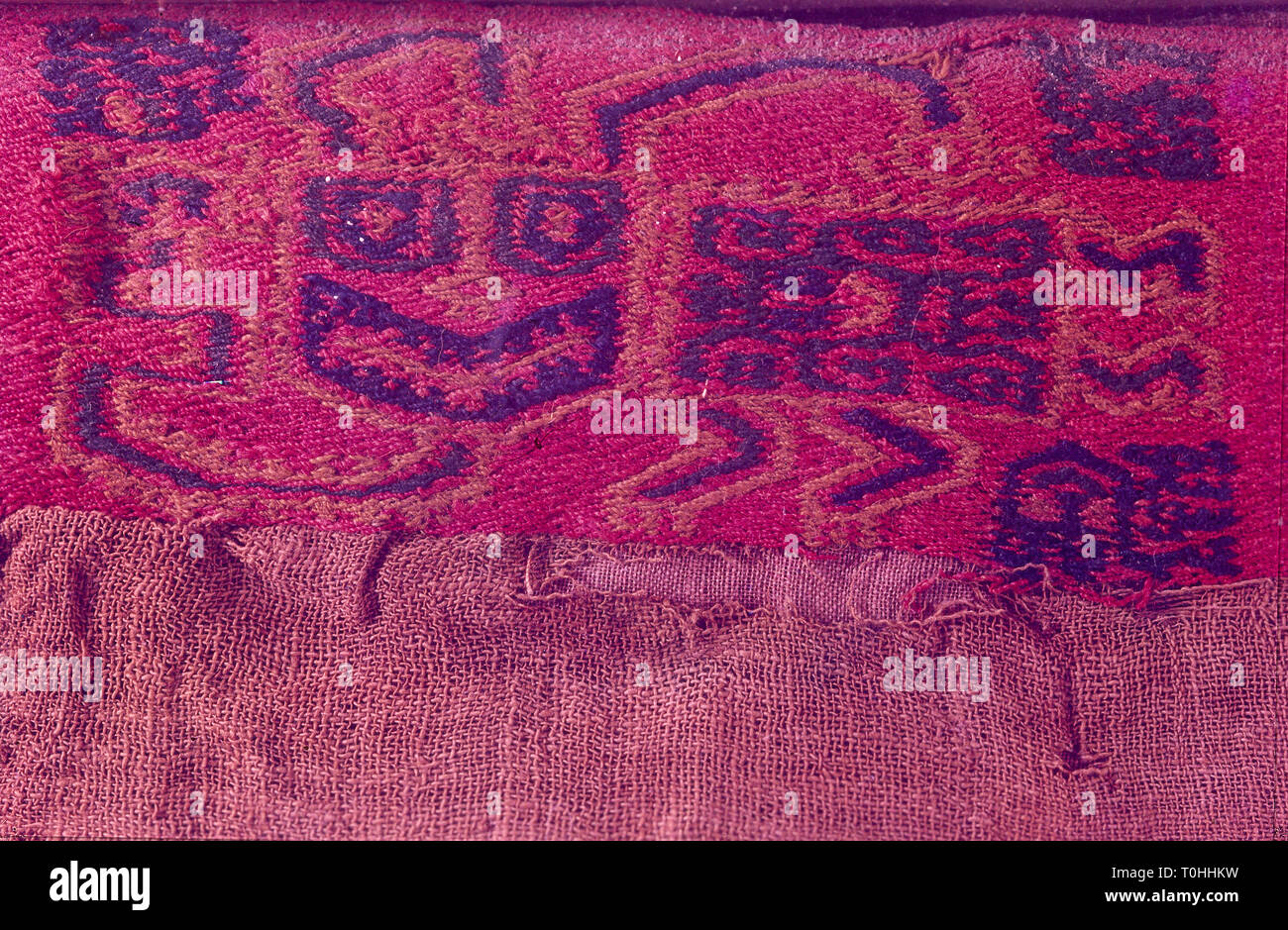 Textiles, Paracas Culture, Peru, 2015. Creator: Luis Rosendo Stock ...
