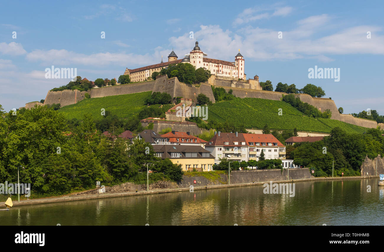 Wurzburg, Germany - located on the Main river and popular tourist ...