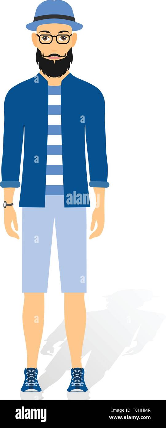 Mature man beard on Stock Vector Images - Alamy