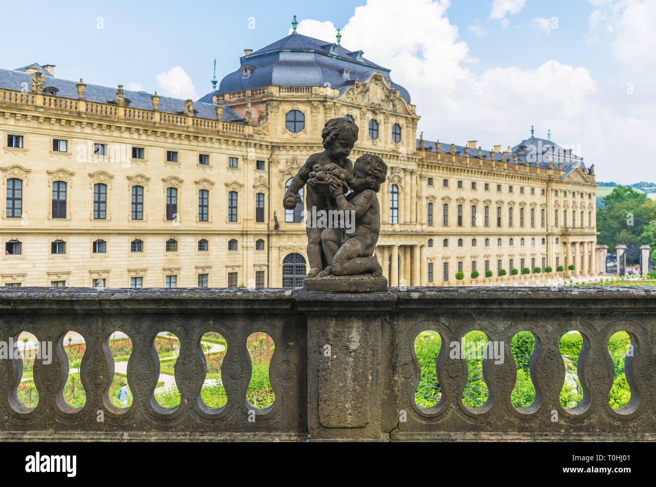 Wurzburg, Germany - located on the Main river and popular tourist ...
